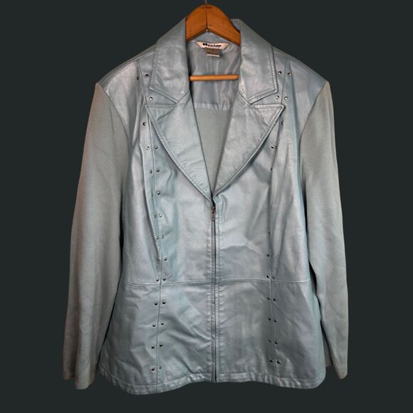 Nygard Collection | Jackets & Coats | Vintage Y2k Nygard Leather Moto ...